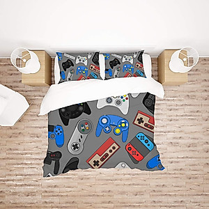 Find Sun Video Game Controller Duvet Cover Set Twin Bedding set Covers 1 Duvet Cover and 1 Pillow Shams without Comforter