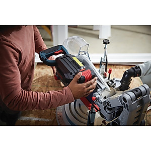 BOSCH GCM18V-12GDCN14 PROFACTOR™ 18V 12 In. Dual-Bevel Glide Miter Saw Kit with (1) CORE18V® 8 Ah High Power Battery