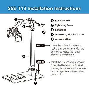 PEPPER JOBS Cell Phone Stand Adjustable Height & Angle Phone Holder Phone Stand for Desk Cell Phone Clip Stand Holder Two-in-one Live Streaming Stand Compatible with 3.5"-6.7" Device