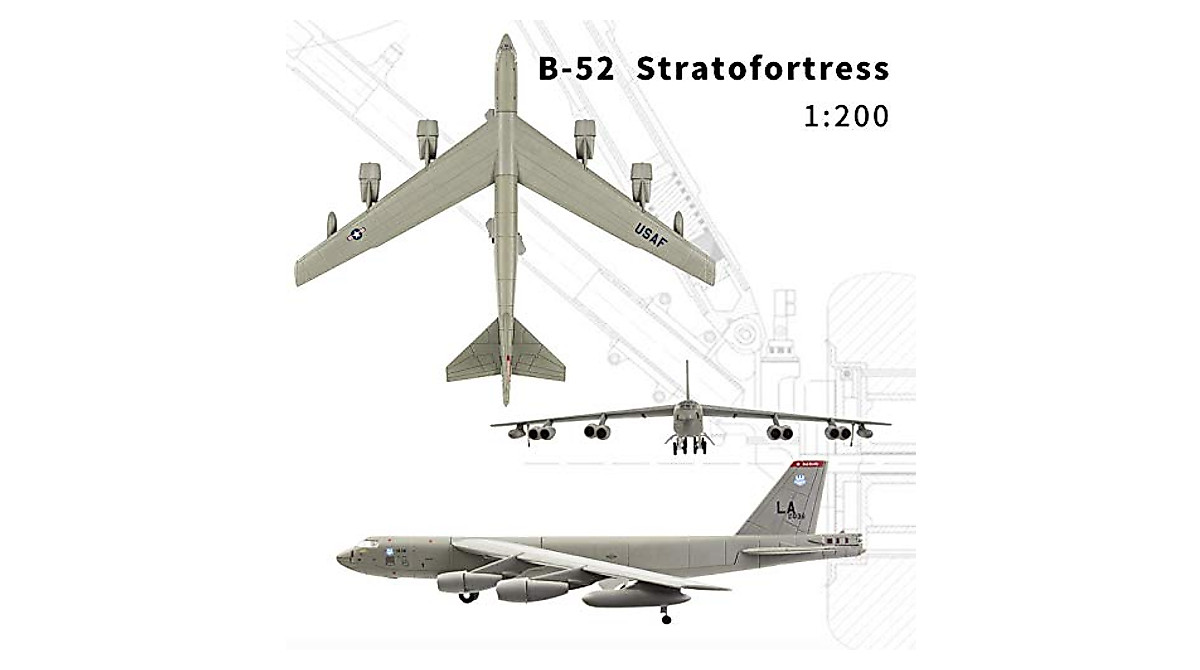 Lose Fun Park B-52 1:200 Scale Diecast Model for Collectors