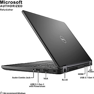 Dell Latitude 5490 Business Laptop, 14" FHD (1920 x 1080), Intel Core i7-8650U up to 4.20GHz, 16GB DDR4 RAM, 960GB SSD, HDMI, USB-C, Webcam, Windows 10 Pro (Renewed)