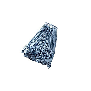 Rubbermaid Commercial Products-FGE23800BL00 Universal Headband Blend Mop, Blue, Looped Ends to Reduce Fraying