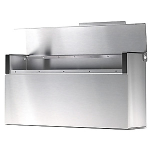 Vsons Design Louis S Mailbox, Stainless Steel, Wall-Mount Mailbox Vsons Design