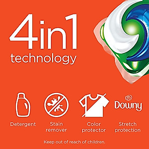 Tide PODS, Liquid Laundry Detergent Pacs, April Fresh, 104-count
