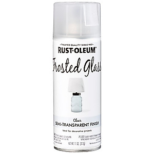 Rust-Oleum 1903830 Frosted Glass Spray Paint, 11 oz, Frosted Glass