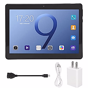 Dual Band Tablet, 2.4G 5G WiFi Support 10 Black Gray Tablet Dual Speakers IPS Screen Dual SIM Slots 3GB RAM 32GB ROM for Desktop (US Plug)