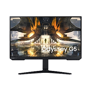 SAMSUNG Odyssey G50A Series 32-Inch WQHD (2560x1440) Gaming Monitor, 165Hz, 1ms, IPS Panel, G-Sync, HDR10 (1 Billion Colors), Ultrawide Game View (LS32AG500PNXZA)