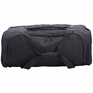 Wrangler Dobson Collection Featuring Backpacks for Travel and Leisure, Black, 29" Rolling Duffel