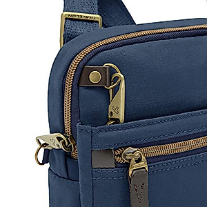 Travelon: Anti-Theft Courier Small N/s Slim Travel Bag - Navy