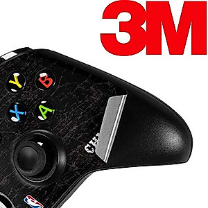 Skinit Decal Gaming Skin Compatible with Xbox One S Controller - Officially Licensed NBA Chicago Bulls Black Distressed Design