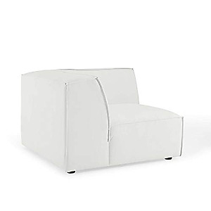 Modway Restore 6-Piece Upholstered Sectional Sofa in White
