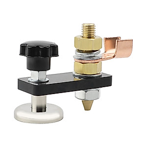 Hynade Welding Magnetic Ground Clamp,Strong Magnetism Large Suction Welder Magnet Head Safety Wire Holder,Copper Tail Welding Support Tool Accessories (WMG-02)