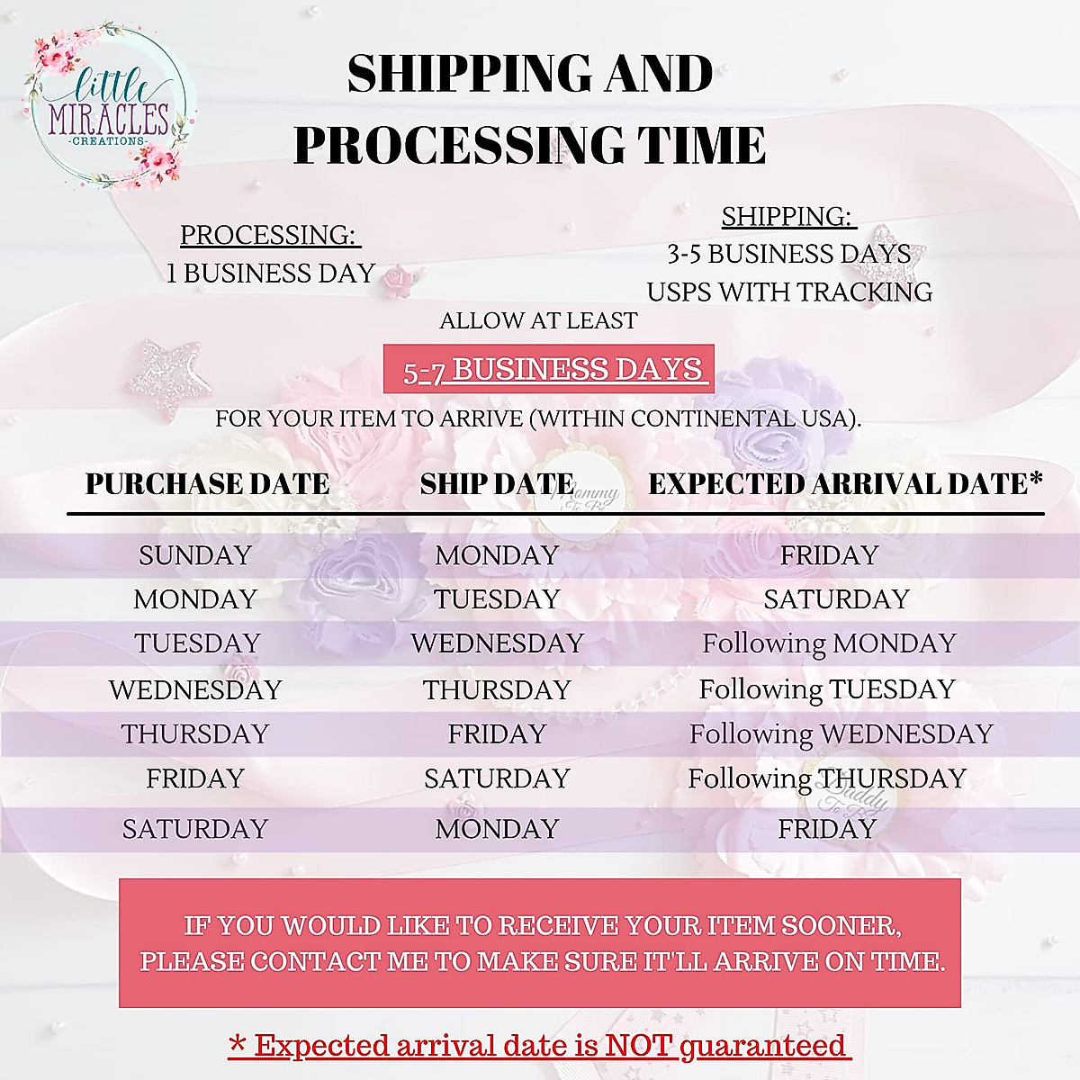 Mom To Be Sash and Dad To Be Pin By LMC | Baby Shower Belly Sash and Corsage | USA Handmade | Heat Sealed Ends | Ivory and Beige (Daddy to be pin)