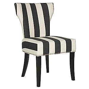 Safavieh Mercer Collection Carter Black/White Polyester Dining Chair