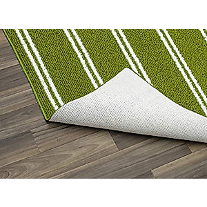 Garland Rug Avery Collection Area Rug, 5' x 7' 5", Grasshopper Green