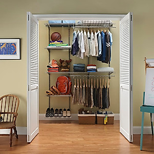 ClosetMaid SuperSlide Hang Rod End Caps, 2-Pack, Nickel Finish, for SuperSlide Closet Rod Bars