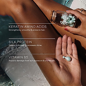 Remilia Hair Hair Serum with Keratin, Silk Protein & Vitamin B5-30 Capsules - Hair Styling Oils for Frizzy and Damaged Hair