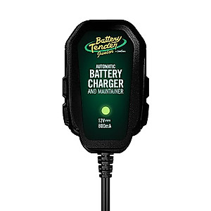 Battery Tender Junior 12V, 800mA Battery Charger and Maintainer