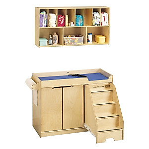 Jonti-Craft 5143JC Changing Table - with Stairs Combo, Right