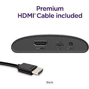 Roku Express 4K+ 2021 Streaming Media Player with Smooth Wireless Streaming and Roku Voice Remote with TV Controls, Includes Premium HDMI® Cable & Bundle Swanky Cables HDMI Cable and TV Cleaning Kit