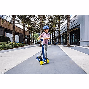 Hover-1 My First Scooter | (5+ Years Old) 5MPH Top Speed, 1.8 Mile Range, 80W Motor, 80lbs Max Weight, Foot Brake, Ideal Training Scooter for Children, Cert. & Tested, Navy