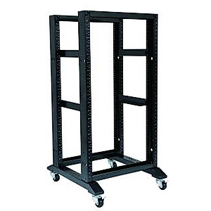RAISING ELECTRONICS 20U 3FT 4 Post Open Frame 19inch Server/Audio Rackinch 16inch Deep