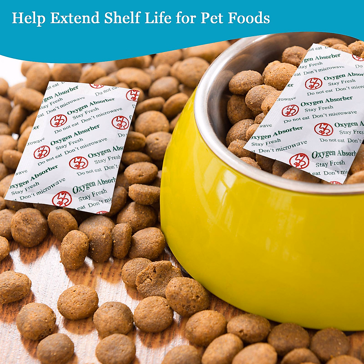 ATSAMFR 200cc(100Packets) Food Grade Oxygen Absorbers Packets for Long Term Food Storage,Oxygen Absorbers for Home Made Jerky