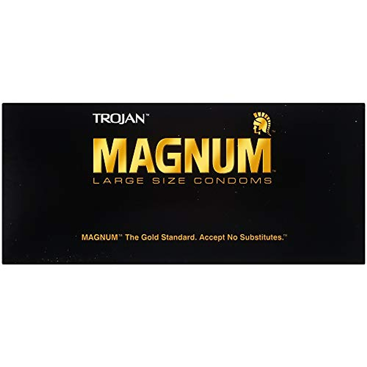 TROJAN Magnum Lubricated Large Condoms, Comfortable and Smooth Lubricated Condoms for Men, America’s Number One Condom, 36 Count Pack