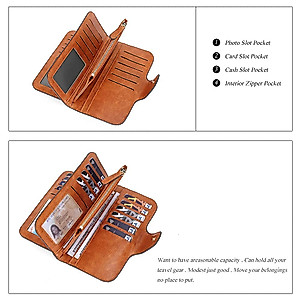 CLUCI Crossbody Bags for Women bundles with Wallet for Women