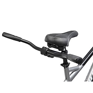 Schwinn Twinn Classic Tandem Adult Beach Cruiser Bike, Double Seater, Low Step Aluminum Frame, 21-Speed, 650c Urban Tires, Alloy Caliper Brakes, Medium Frame, Grey