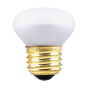 SYLVANIA Mini-Floodlight Incandescent Bulb, 40W R14, Medium Base, Reflector, 185 Lumens, 2850K, 120V, Frosted, Soft White - 1 Pack (14819)