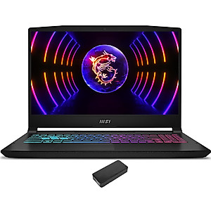 MSI Katana 15 B12VGK-082US Gaming & Entertainment Laptop (Intel i7-12650H 10-Core, 32GB DDR5 4800MHz RAM, 1TB PCIe SSD, GeForce RTX 4070, 15.6" 144Hz Win 11 Pro) with USB-C Dock