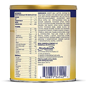 Enfamil Infant Formula, Milk-based Baby Formula with Iron, Omega-3 DHA & Choline, Powder Can, 12.5 Oz (Case of 6)