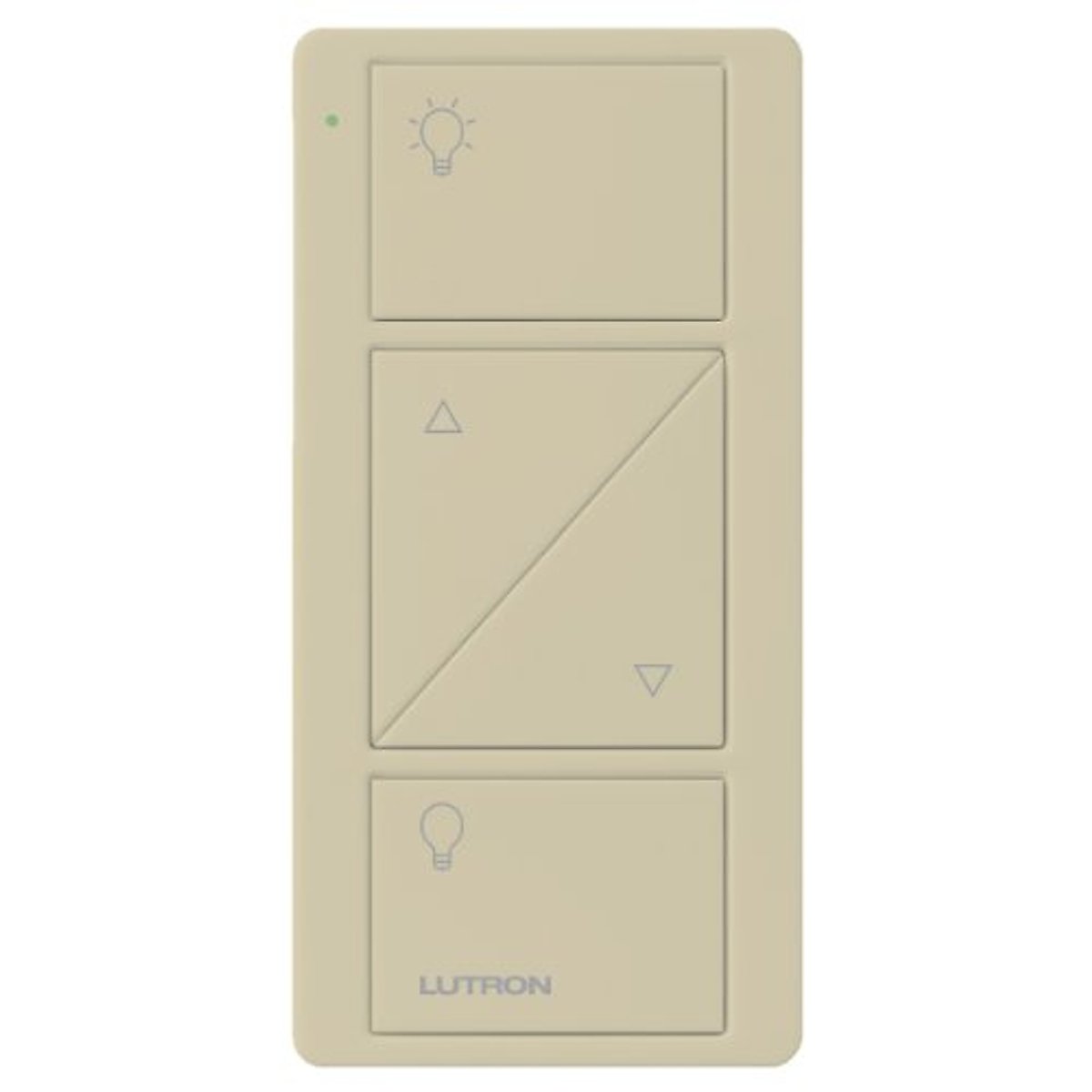 Lutron Pico Smart Remote Control for Caseta Smart Dimmer Switch, 2-Button with Raise/Lower, PJ2-2BRL-GIV-L01, Ivory