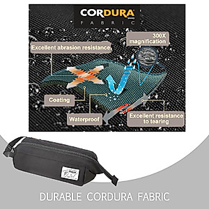 Rough Enough Large Pencil Case Pen Pouch Bag for Boys Kids Adults School Office Stationary Art Supplies Japanese Special Black Cordura