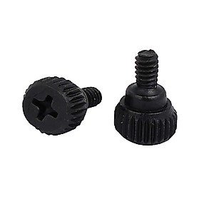 New Lon0167 PC Computer Featured Case Metal Thumbscrews reliable efficacy Thumb Screws Black 20pcs(id:83e e7 a1 ed7)