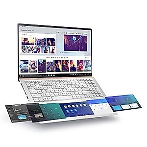 ASUS ZenBook 15 Ultra-Slim Laptop 15.6” FHD NanoEdge Bezel, Intel Core i7-10510U, 16GB RAM, 512GB PCIe SSD, GeForce GTX 1650, Innovative ScreenPad 2.0, Windows 10 Pro, UX534FTC-AS77, Grey