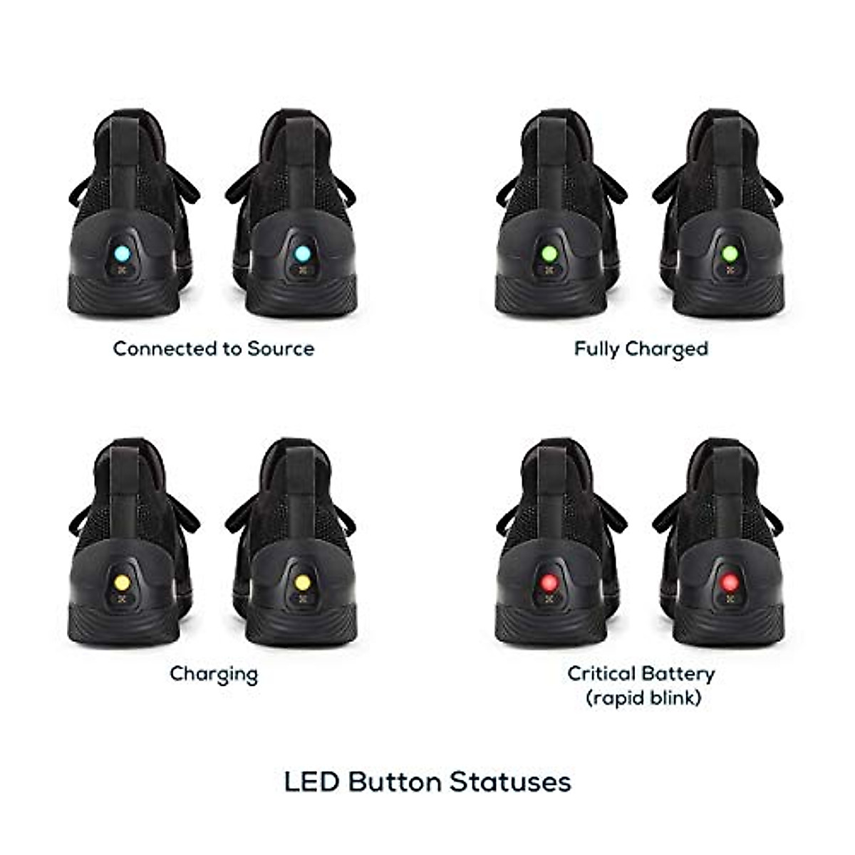 DropLabs EP 01 Triple Black Haptic Gaming Sneaker, Men, Size 12, for Music, Movies, VR, Bluetooth, 360 Haptic Feedback, 6-Hour Battery Life, Magnetic Charge Connector, Water Resistant, Black, M-EP1-US-A-12