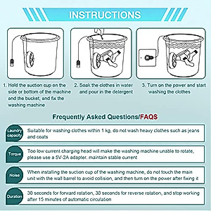 Portable Washing Machine Mini Washing,Mini Dishwashers Ultrasonic Turbo Disinfection with USB, Suitable for Home, Business, Travel, College Room, RV, Apartment