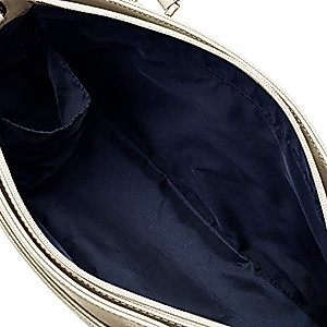 Patrick Cox PXLHKCH2 Tote Bag, Shoulder Bag, Shape, Saffiano Embossed Leather, A4 Just Size, Lightweight, 2-Way, Long Shoulder, White