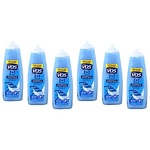 VO5 Shampoo/Conditioner 2 in 1 Moisturizing 12.5 Oz(6 Pack)