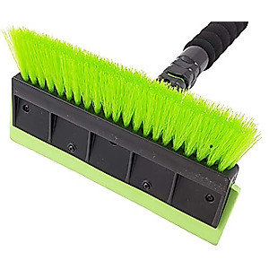 SubZero 14403 54" Snow Plow Snowbroom with Pivoting Head and Integrated Ice Scraper (Colors may vary)