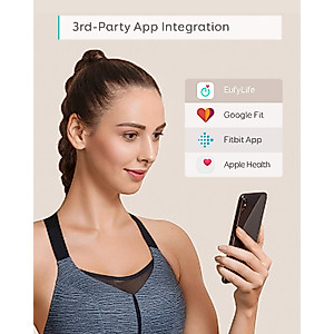 eufy by Anker, Smart Scale P1 with Bluetooth, Body Fat Scale, Wireless Digital Bathroom Scale, 14 Measurements, Weight/Body Fat/BMI, Fitness Body Composition Analysis, Black/White, lbs/kg.