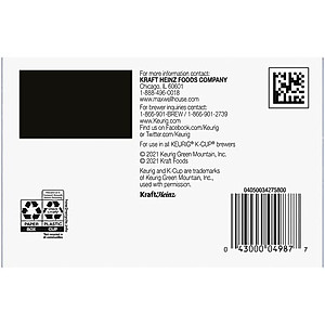 Maxwell House Decaf House Blend K-Cup Coffee Pods (12 ct Box)