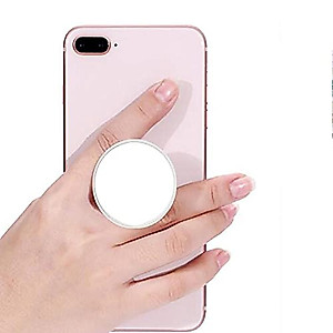 BoxWave Phone Grip Compatible with Yezz Max 2 Plus (Phone Grip by BoxWave) - SnapGrip Tilt Holder, Back Grip Enhancer Tilt Stand for Yezz Max 2 Plus - Winter White