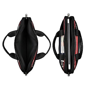 Christmas Snowflake Laptop Computer Bag Waterproof Shoulder Messenger Bag 13-15 inch Durable Laptop Tote Bag with Shoulder Strap Handle Lightweight Crossbody Briefcase