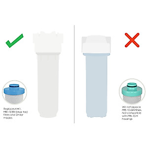 2.5 x 10 RV Water Filter Activated Carbon Block Push-Nipple Cartridge Replaces KW1,FRE-10-BN