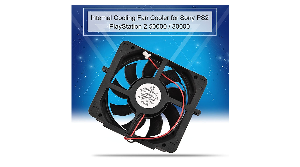 Hakeeta 7V PS2 Internal Cooling Fan Replacement for Sony PlayStation 2