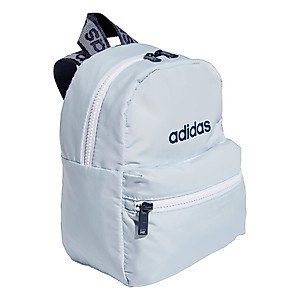 adidas Women's Linear Mini Backpack Small Travel Bag, Black/Gold Metallic, One Size