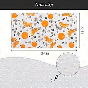 INNOLITES Refrigerator Liners, Non Slip Fridge Liners, 12 x 24 Inch Washable Refrigerator Shelf Liners for Glass Shelves, 6 Pack Premium Absorbent Fridge Mat